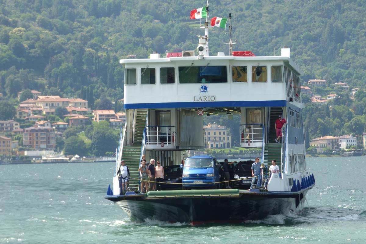 Comment se déplacer en ferry au lac de Côme